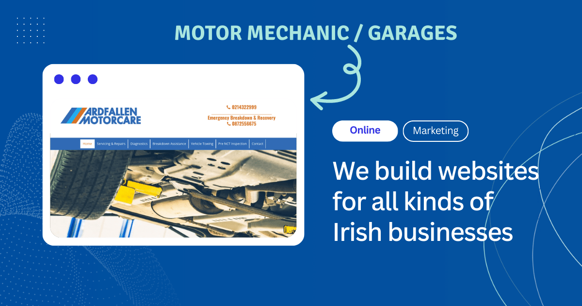 Motor Mechanic Garage Websites | FCR Media